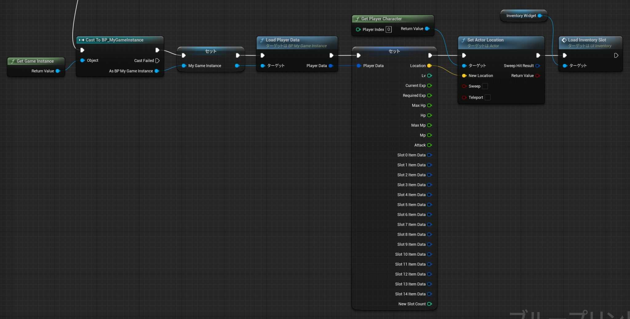 ARPG開発 007 セーブとロード | 経験値0からのUE5