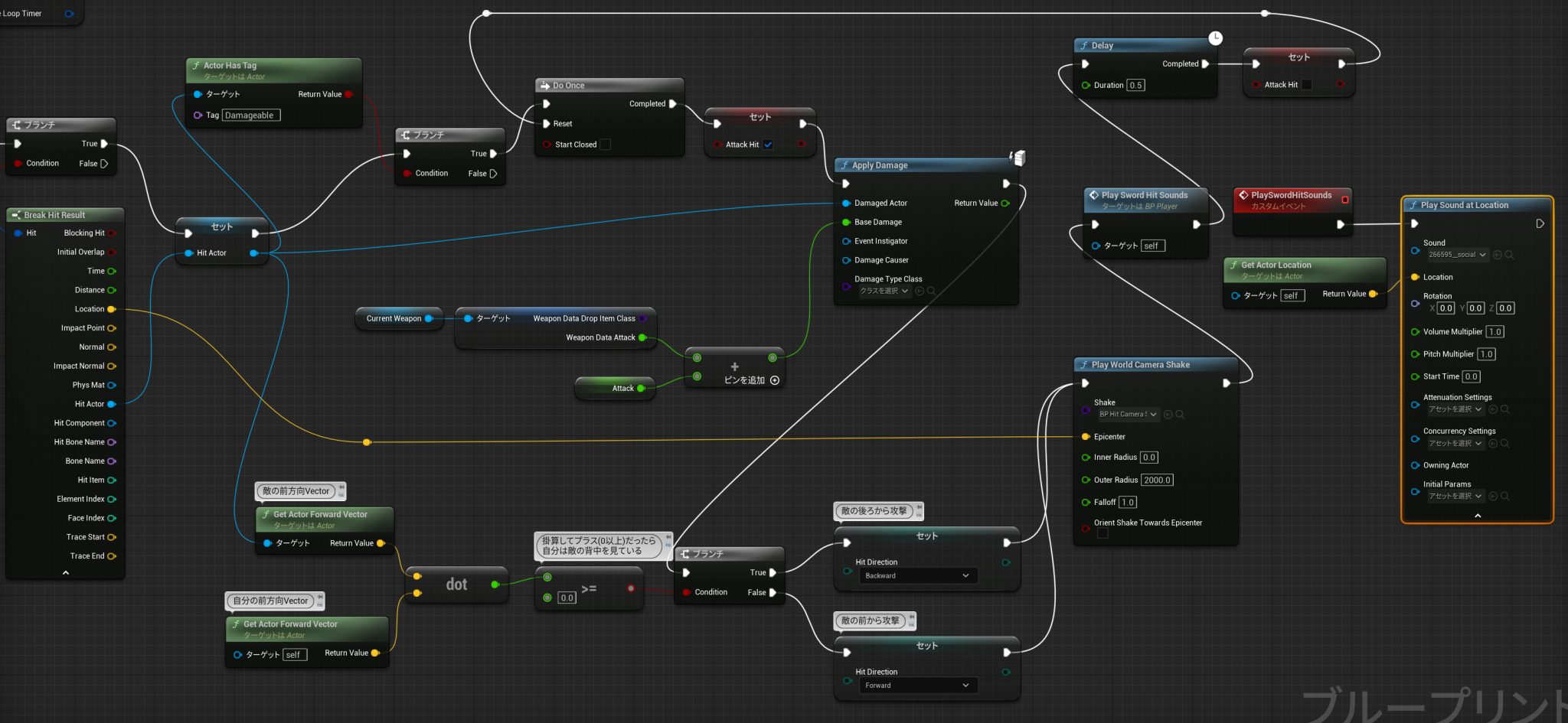 ARPG開発 012 敵のヒットリアクション | 経験値0からのUE5