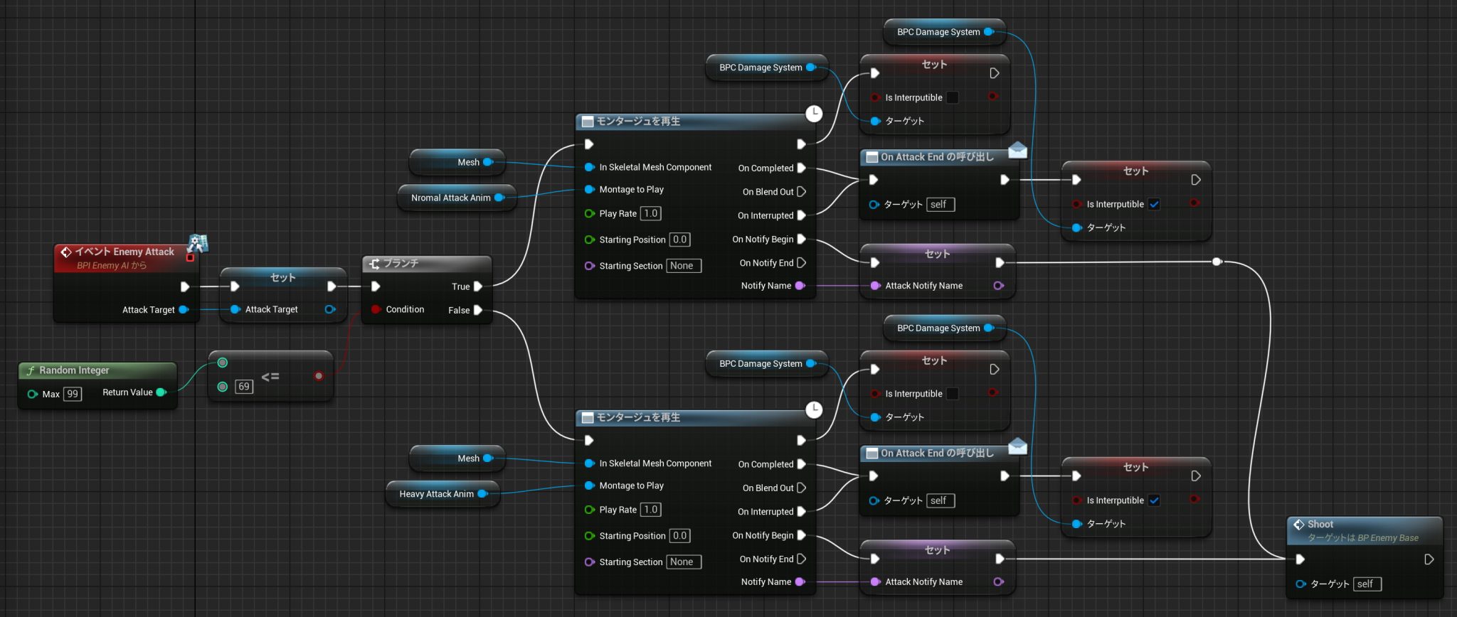 敵AI 5：敵の攻撃とブロック | 経験値0からのUE5